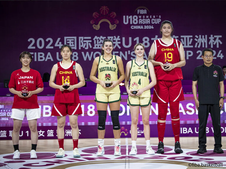 U18女子アジアカップは豪州の優勝で閉幕…田中こころがオールスター5を受賞、MVPは220センチC | バスケットボールキング